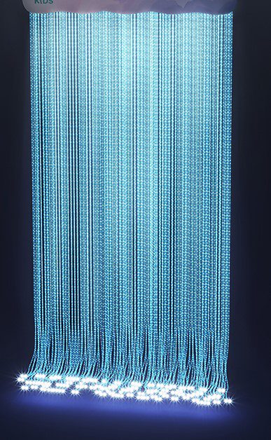 Fibre Optic Curtain on Swing Arm - Sense Sensory