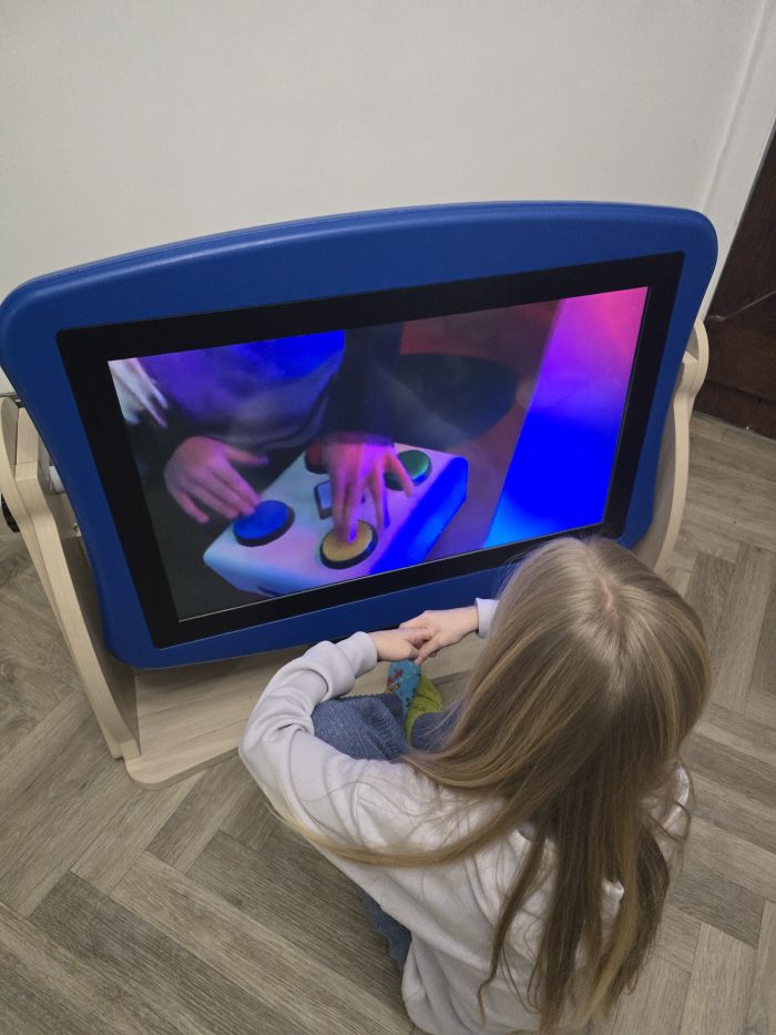 32" Interactive Wall Touch Screen with mobile trolley - Sense Sensory