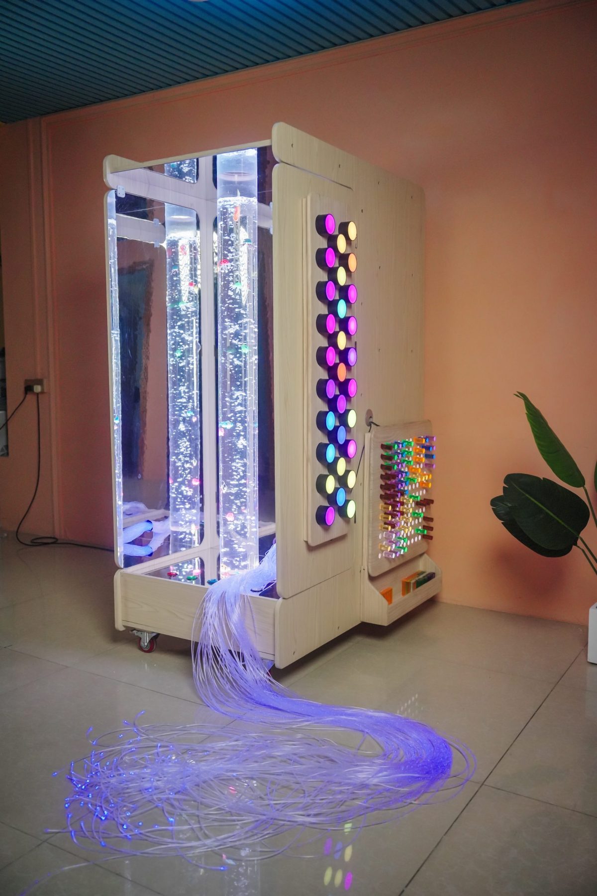 Mobile Trolley with Bubble Tube - Sense Sensory